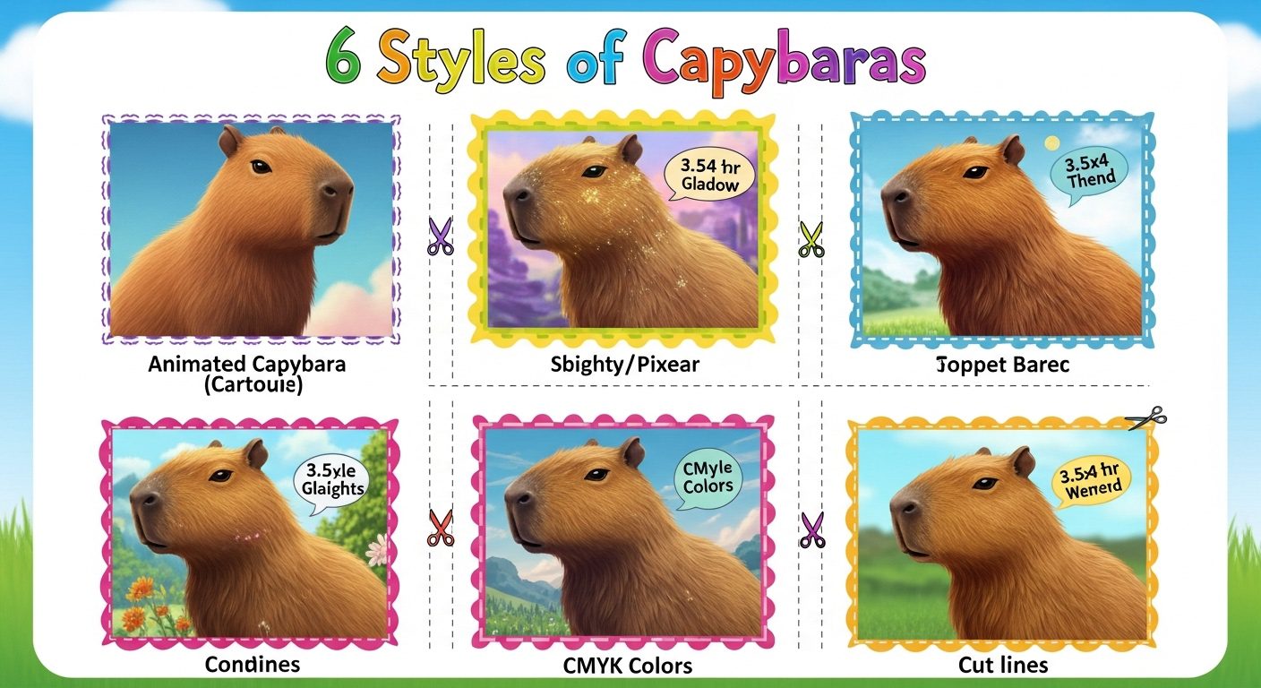Capibara dibujo | kawaii | Animado dibujo fácil | HD